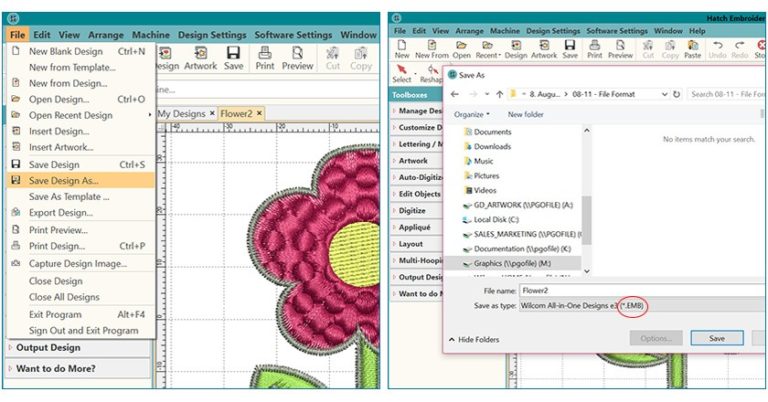 How to Export Your Designs to Your Machine Format | Hatch Blog