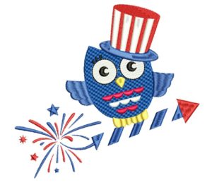 4th of July Patriotic Owl with Tutorial Videos & FREE Designs | Hatch Blog