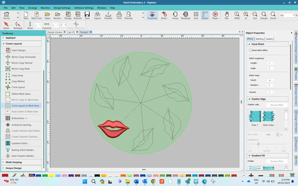 Hatch_Embroidery_circle_layout_to_work_area | Hatch Blog
